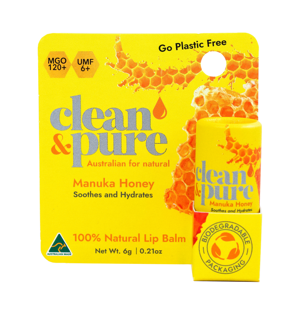MANUKA HONEY LIP BALM GO PLASTIC FREE – Clean & Pure