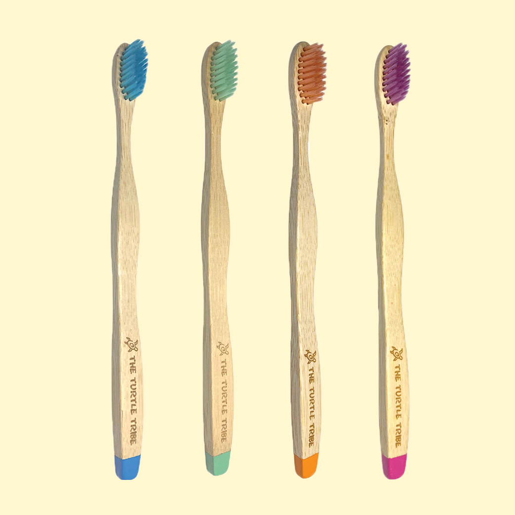 Turtle Tribe Premium Bamboo Toothbrush – Clean & Pure